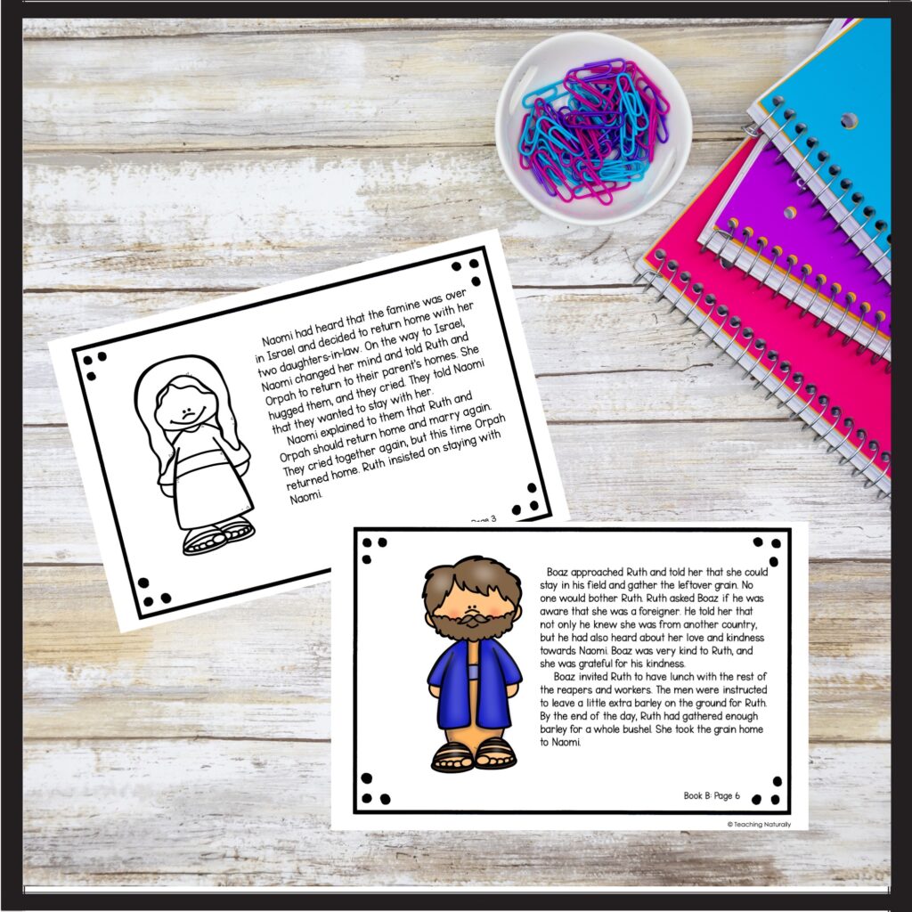 Ruth Bible Story Reader Printable Booklet | Made By Teachers