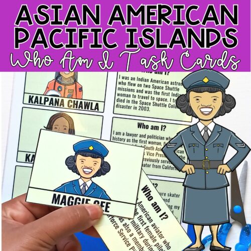 Asian American & Pacific Islander Heritage Month Who Am I Task Cards ...