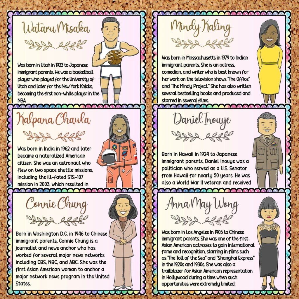 Asian American & Pacific Islander Heritage Month Biography Bulletin ...