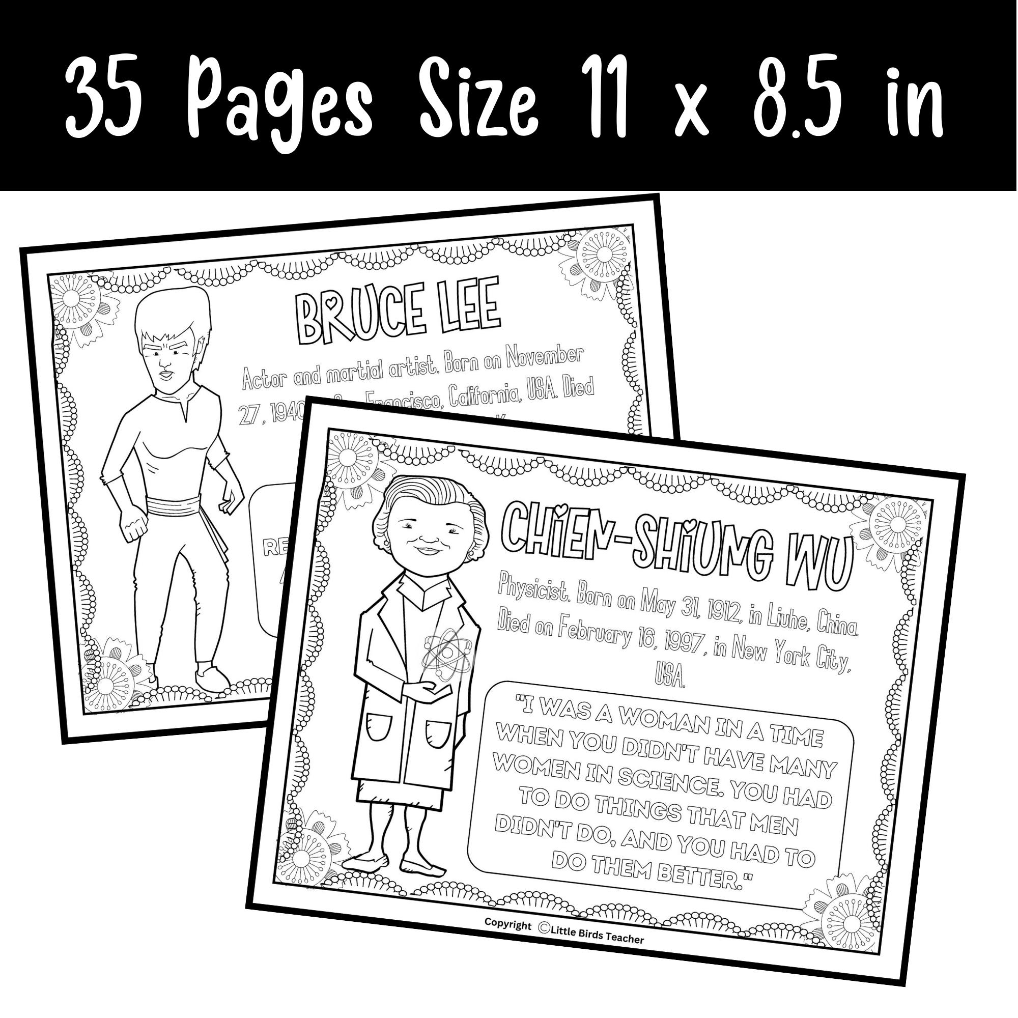 Asian Pacific American Heritage Month Quote Coloring Pages | May ...