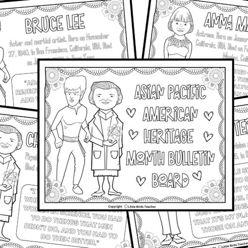 Asian Pacific American Heritage Month Quote Coloring Pages | May ...