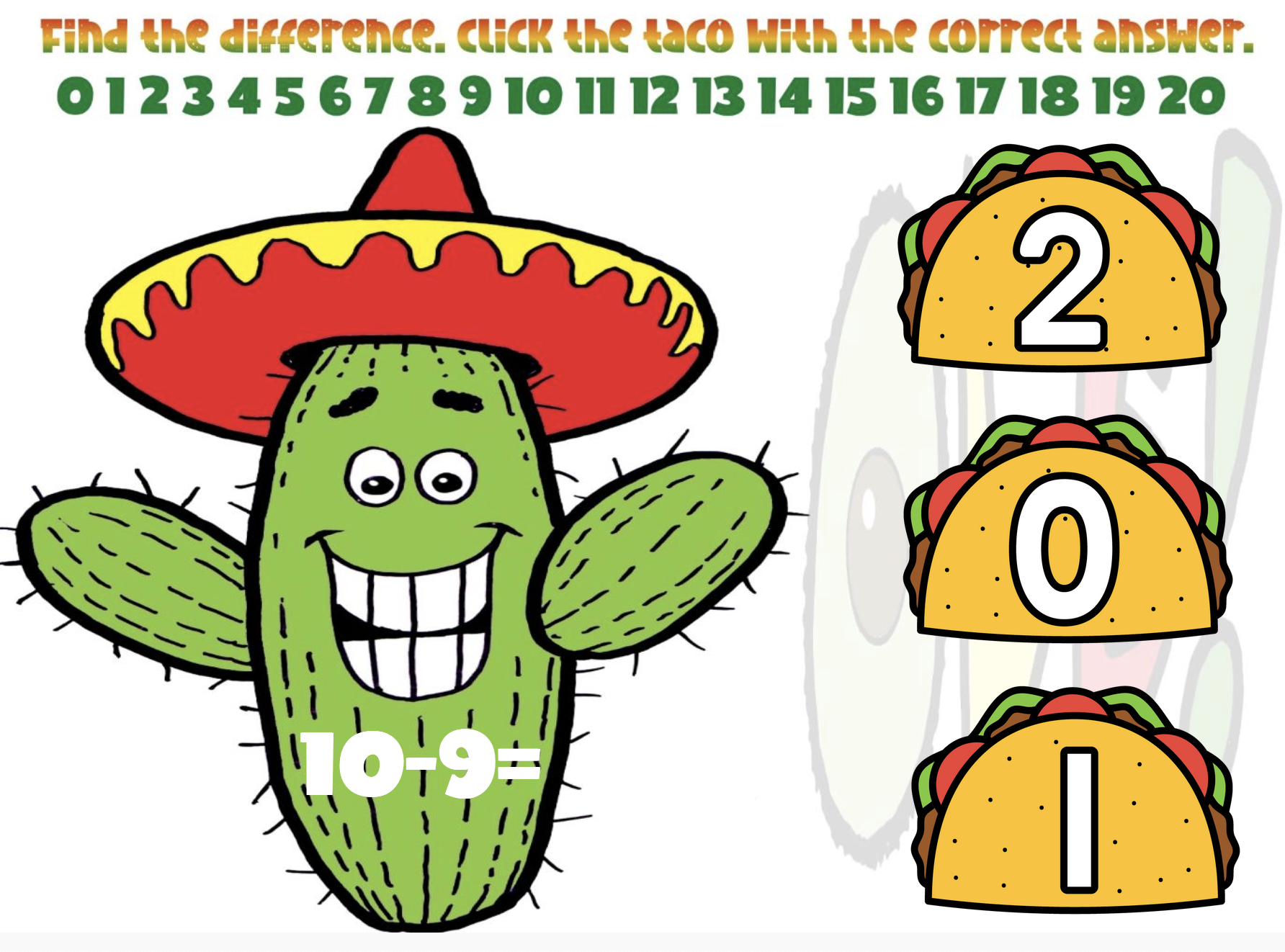 Cinco de Mayo Addition and Subtraction Within 20 | Made By Teachers