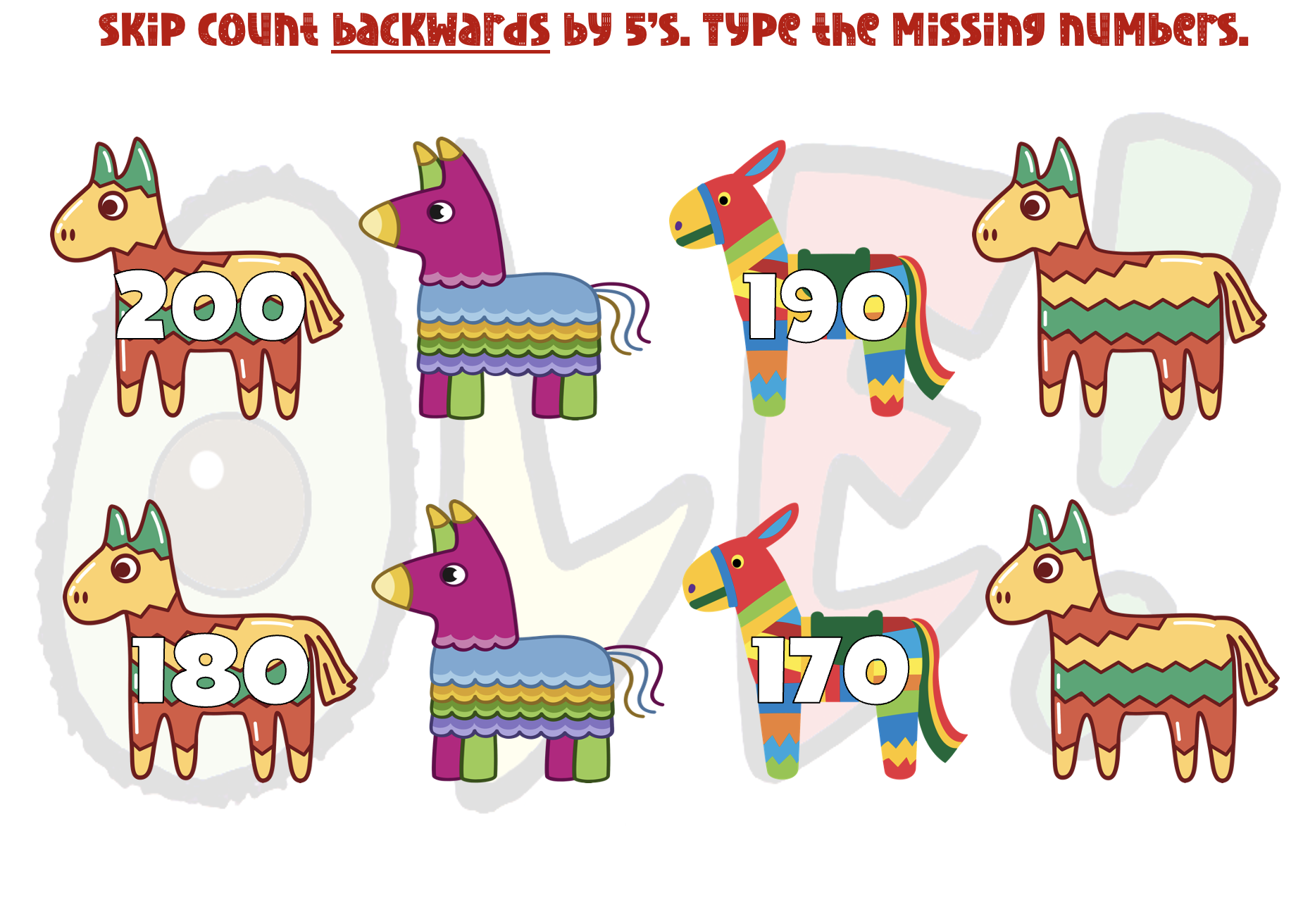 Cinco de Mayo Skip Count by 5 | Made By Teachers