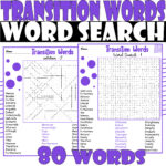 Transition Words Word Search Puzzle, Transition Words Word Search ...