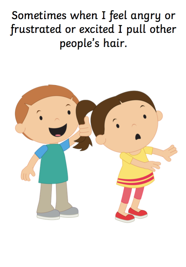 Hair Pulling Social Story Made By Teachers Hair Pulling Social Story Made By Teachers