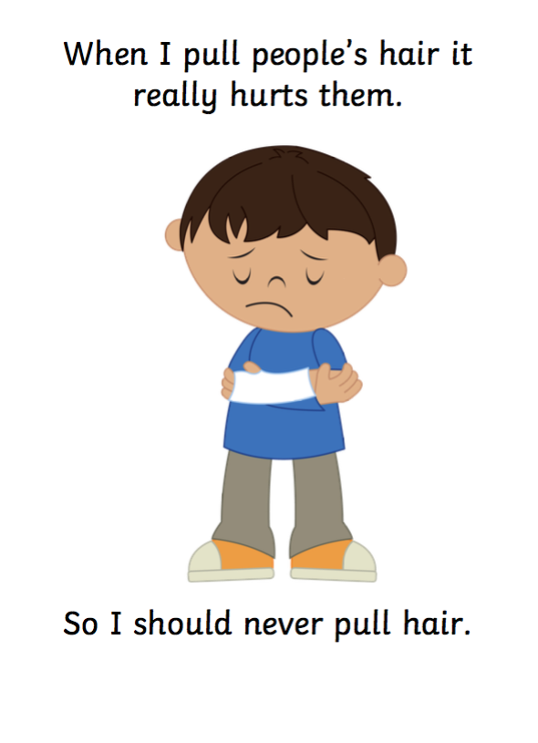 Hair Pulling Social Story | Made By Teachers