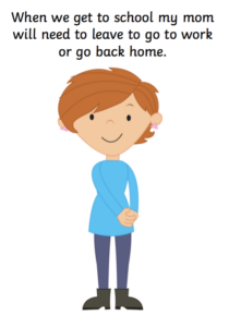 I Can Say Goodbye in the Mornings (Separation Anxiety) Social Story ...