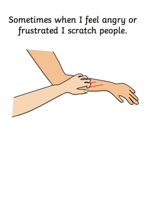 Scratching Social Story | Made By Teachers