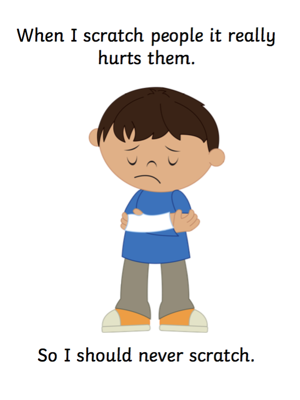 Scratching Social Story | Made By Teachers