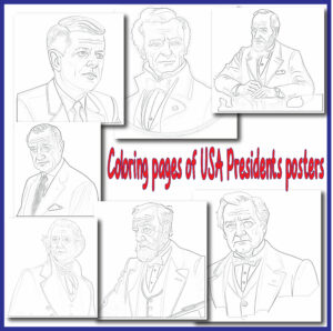 Printable United States Presidents Stickers | Coloring Pages US ...