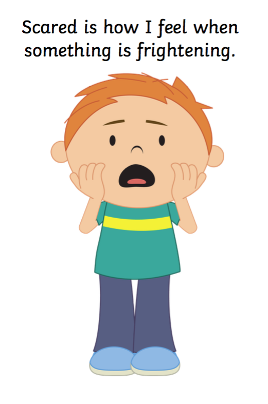 Sometimes I Feel Scared Social Story | Made By Teachers