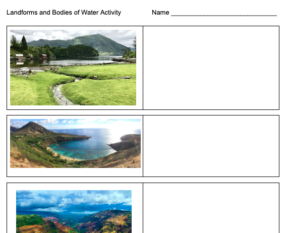2nd Grade Science Lesson Earths Events, Erosion Prevention 2.ESS1.1, 2 ...