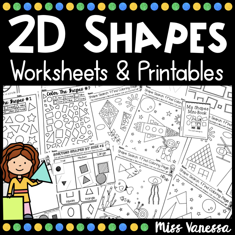 2D Shapes Worksheets | Made By Teachers