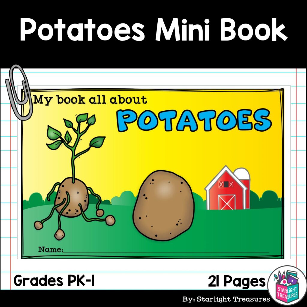 Potato Mini Book for Early Readers | Made By Teachers
