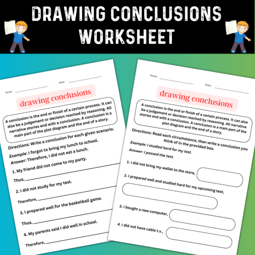 drawing conclusions examples with answers - Writing Conclusion ...