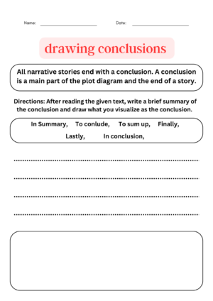 drawing conclusions examples with answers - Writing Conclusion ...