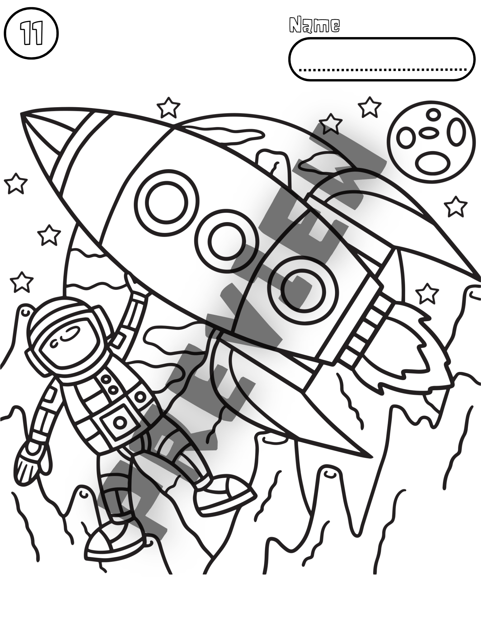 11 Planets Coloring Pages