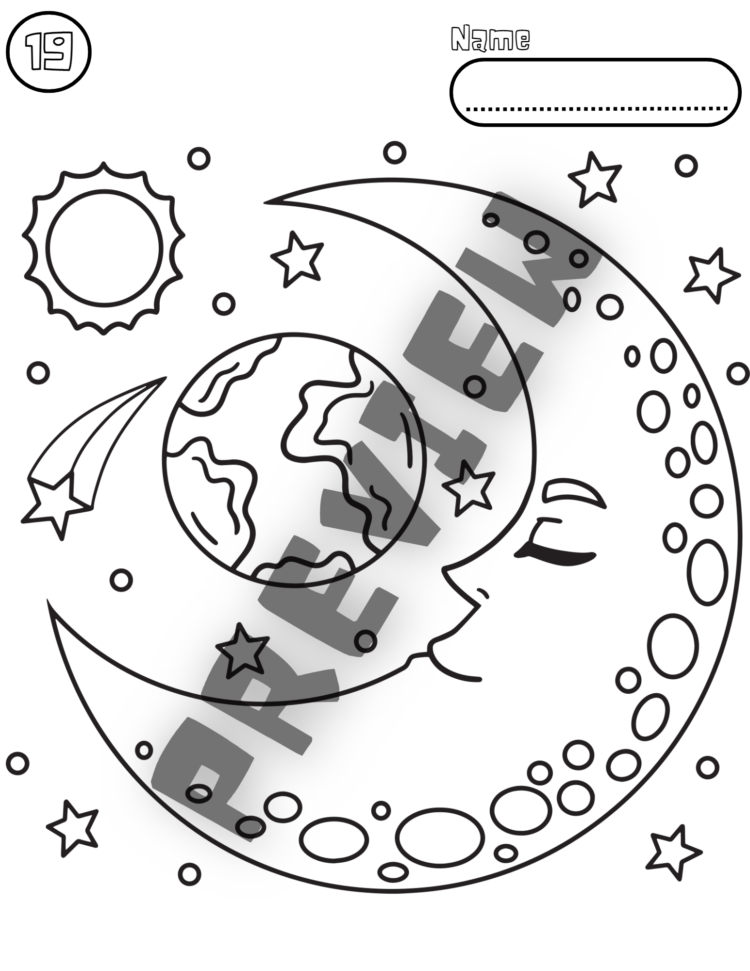 Space Kids Coloring Pages, Astronaut UFO Planets Coloring Pages V.4 # ...