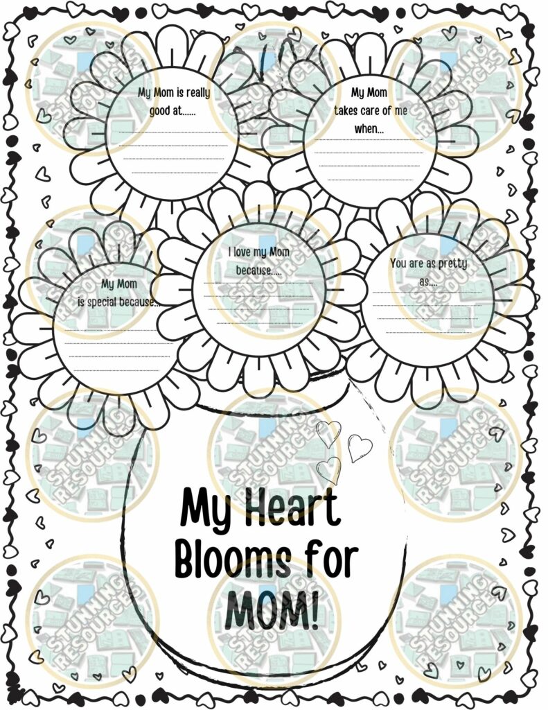 #UEFINAL5 Mother's Day Activities Pages Worksheet for Kids and Students ...