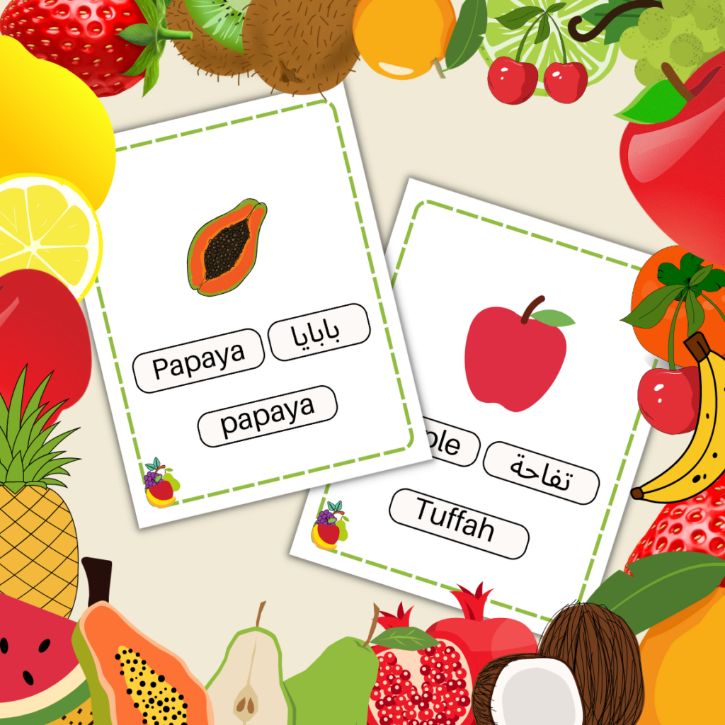 Fruit English & Arabic Book | Made By Teachers