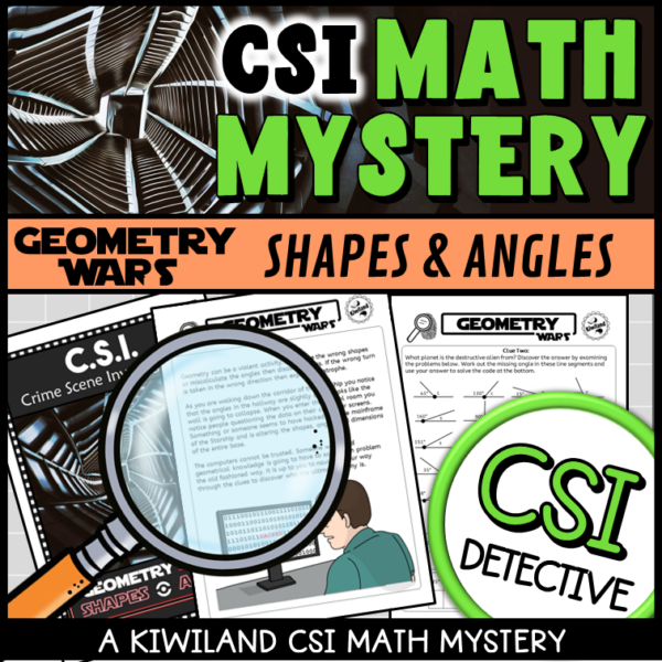 Classifying Shapes and Angles CSI Math Murder Mystery with Geometry ...