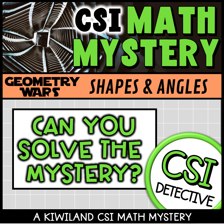 Classifying Shapes and Angles CSI Math Murder Mystery with Geometry ...