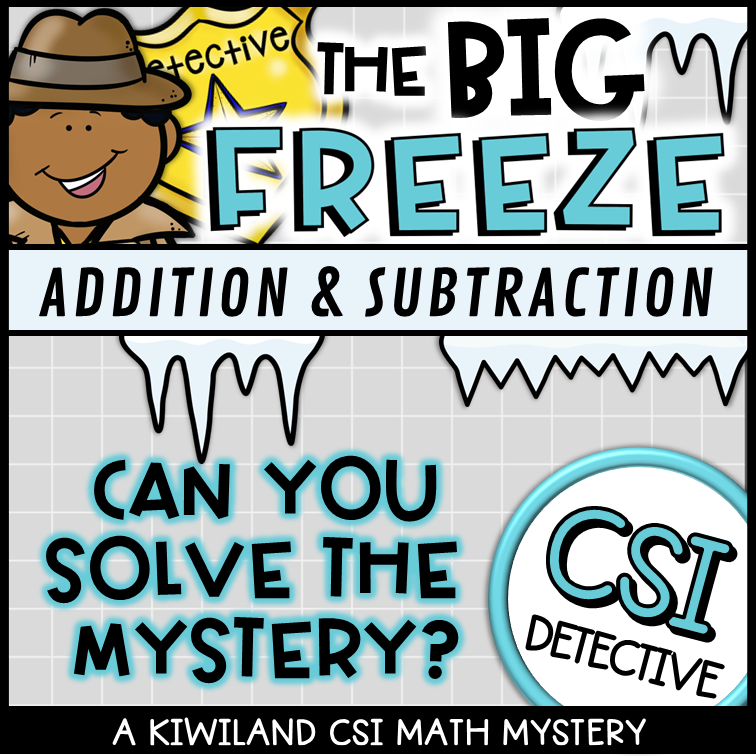 Winter Addition and Subtraction with CSI Math Mystery Detective | Made ...
