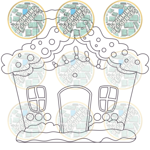 #UEFINAL5 Candy House Coloring Pages | Made By Teachers