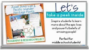 Asian American and Pacific Islander Heritage Month Project - Print and ...