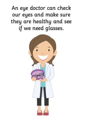Visiting the Eye Doctor Social Story | Made By Teachers