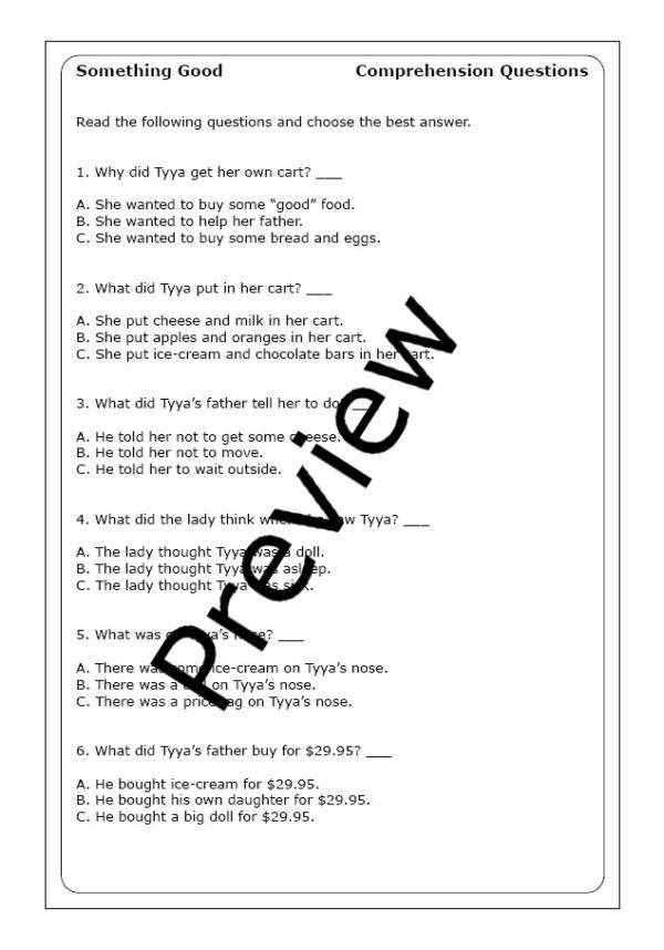 Robert Munsch "Something Good" worksheets | Made By Teachers