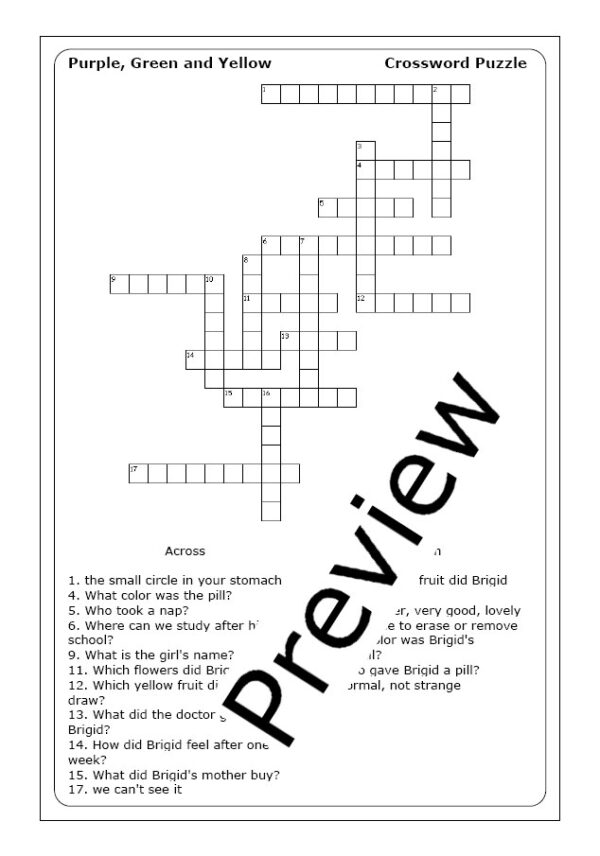 Robert Munsch "Purple, Green and Yellow" worksheets | Made By Teachers