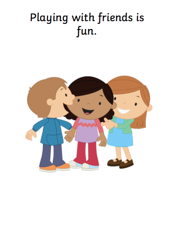 Playing With Friends Social Story | Made By Teachers