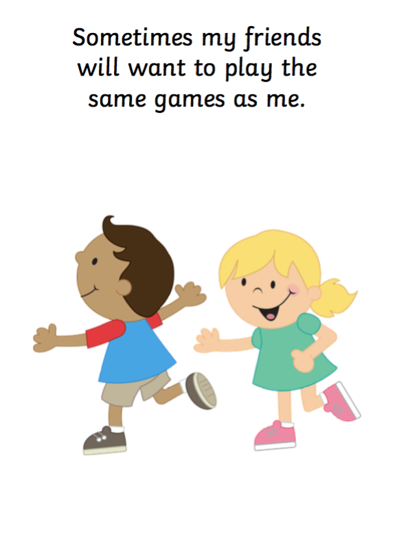Playing With Friends Social Story | Made By Teachers