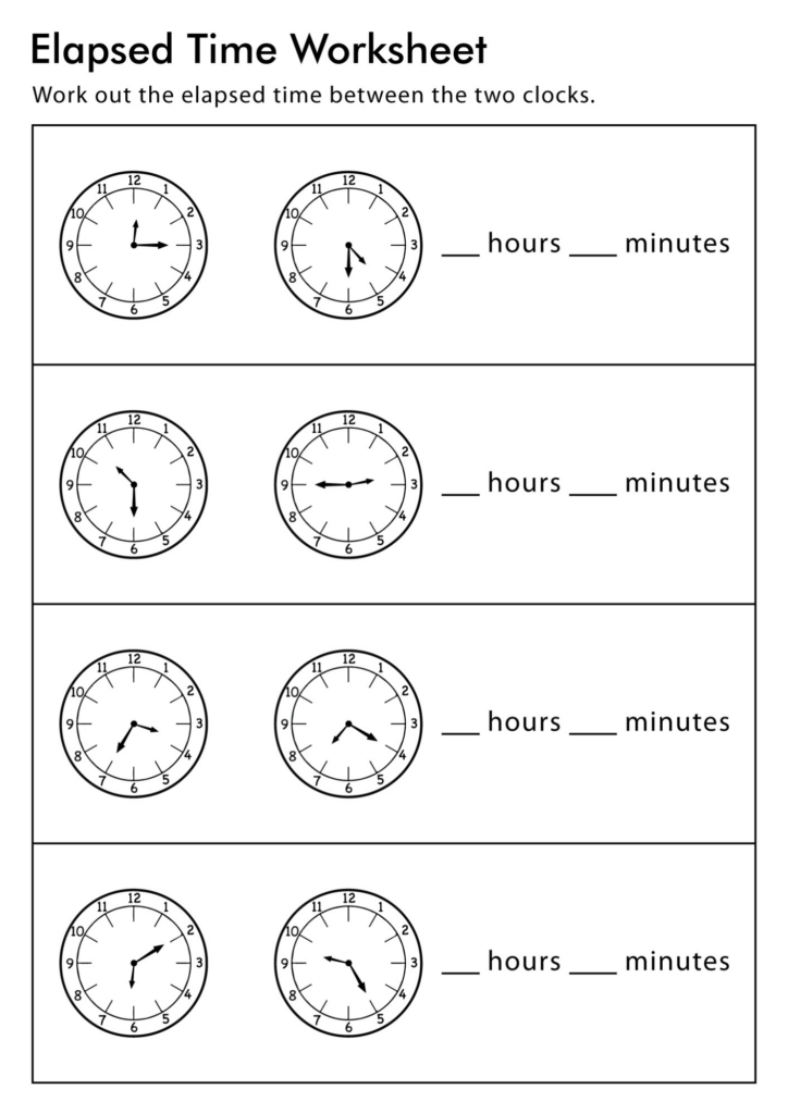 Elapsed Time Worksheets Lesson Plans Activities Guided Math Workshop ...
