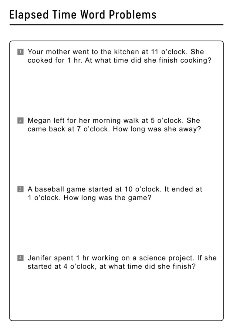 Elapsed Time Worksheets Lesson Plans Activities Guided Math Workshop ...