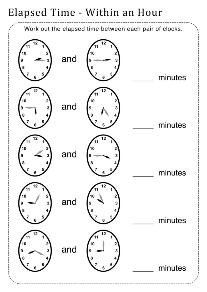 Elapsed Time Worksheets Lesson Plans Activities Guided Math Workshop ...