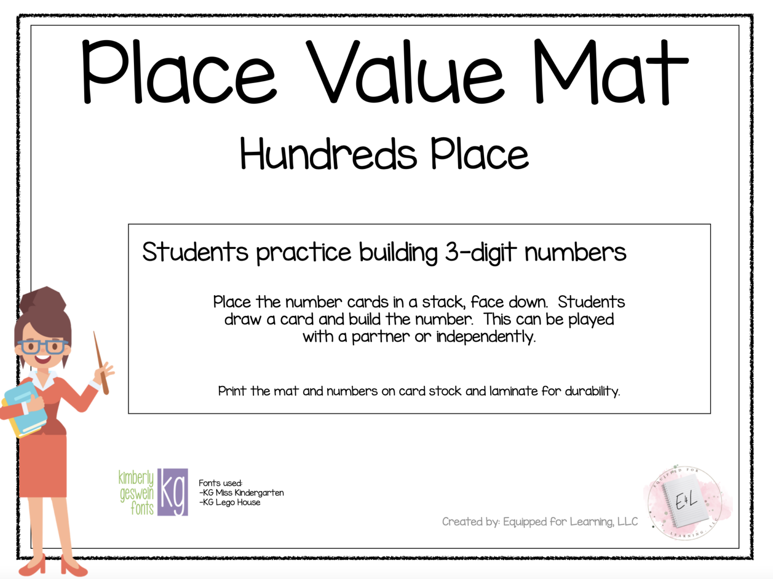 4-digit Place Value Mat | Made By Teachers