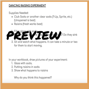 DANCING RAISINS SCIENCE EXPERIMENT FUN | Made By Teachers