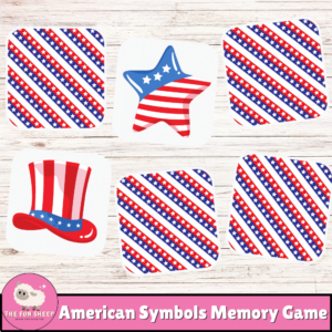 American Symbols Memory Game | Patriotic Craft Activity | Made By Teachers