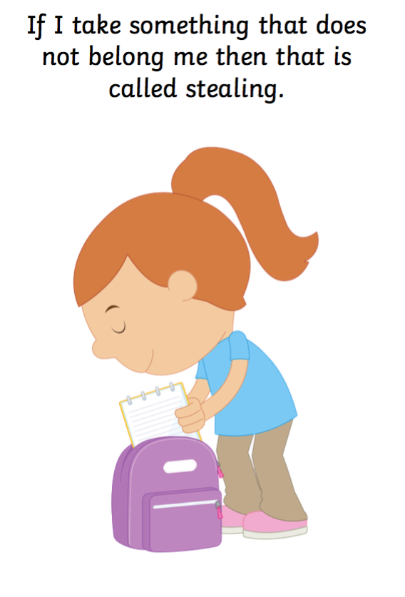 It Is Not Okay to Steal Social Story | Made By Teachers