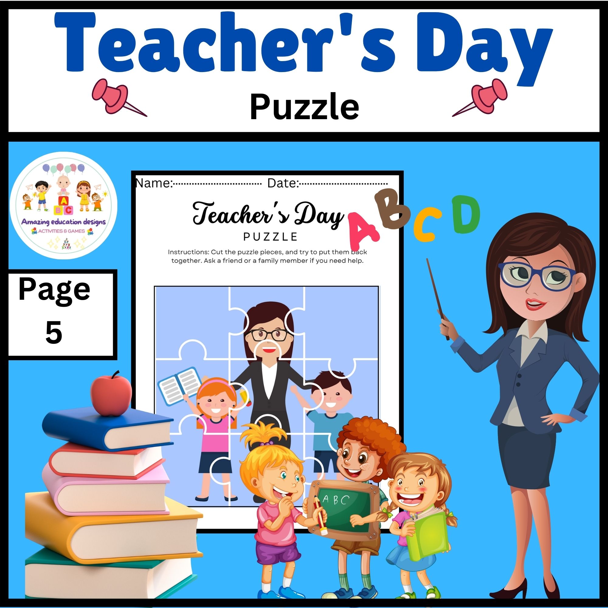 Teacher's Day PUZZLE | Made By Teachers