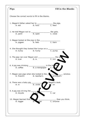 Robert Munsch "Pigs" worksheets | Made By Teachers