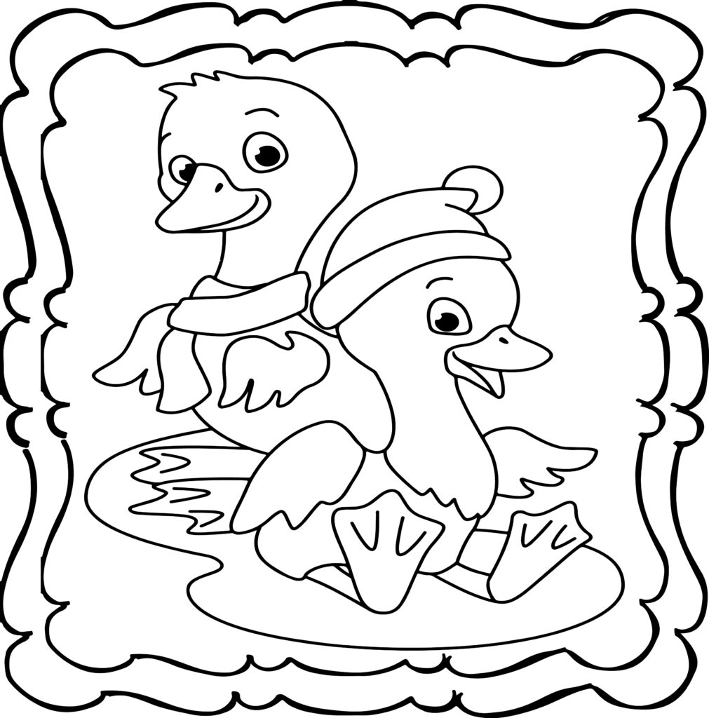 Duck Coloring Book : Easy and Fun Ducks Coloring Book for Kids | Made ...