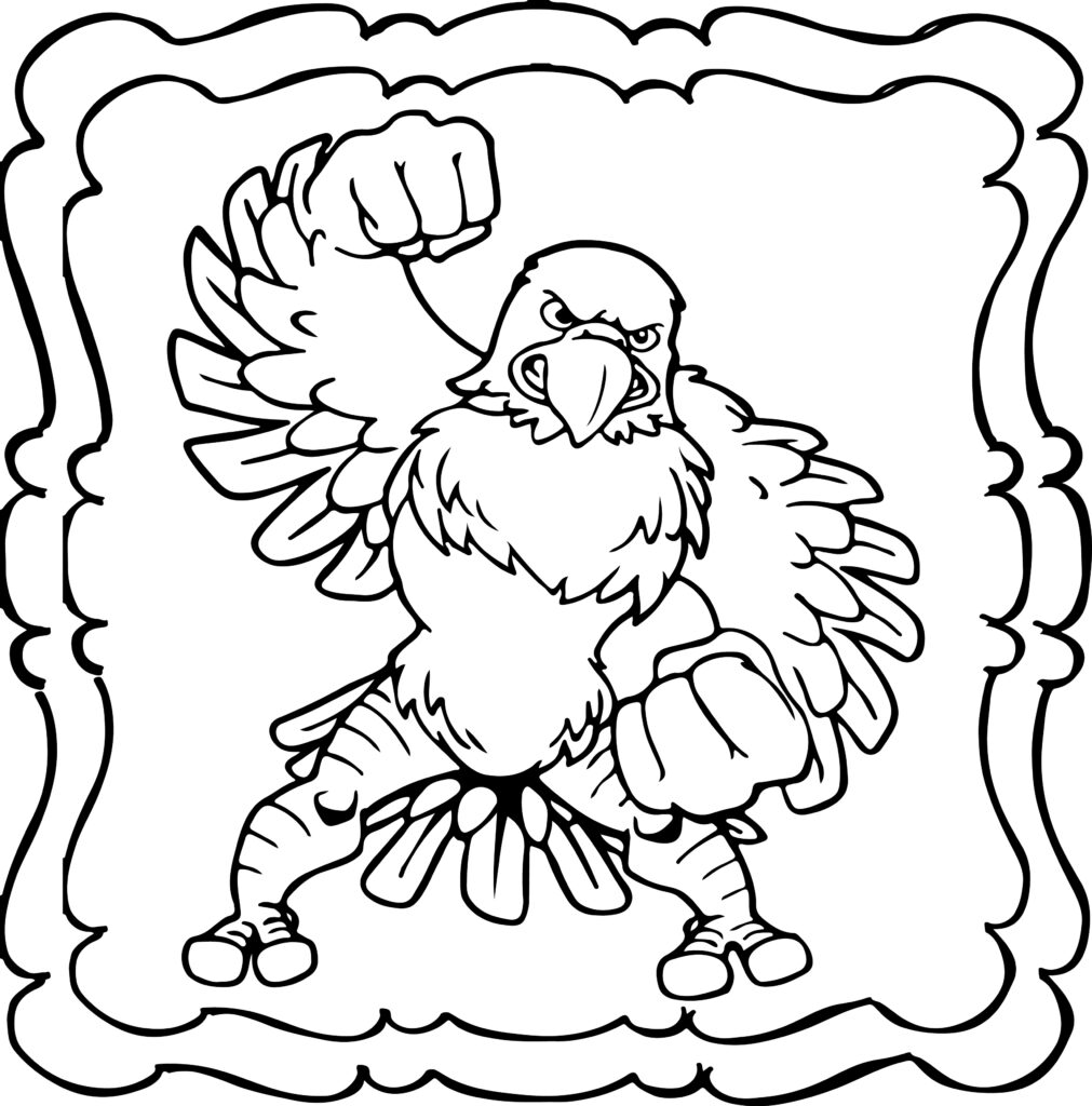 Eagle Coloring Book : Easy and Fun Eagles Coloring Book for Kids | Made ...
