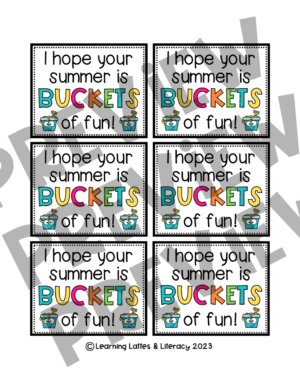 Summer Gift Tags For Students Mega Bundle End of School Year Candy ...