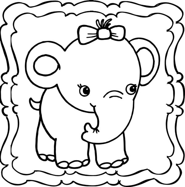 Elephant Coloring Book : Easy and Fun Elephants Coloring Book for Kids ...