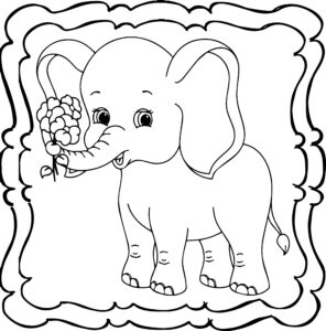 Elephant Coloring Book : Easy and Fun Elephants Coloring Book for Kids ...