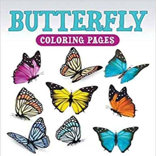 Butterfly Coloring Book : Easy and Fun Butterflies Coloring Book for ...
