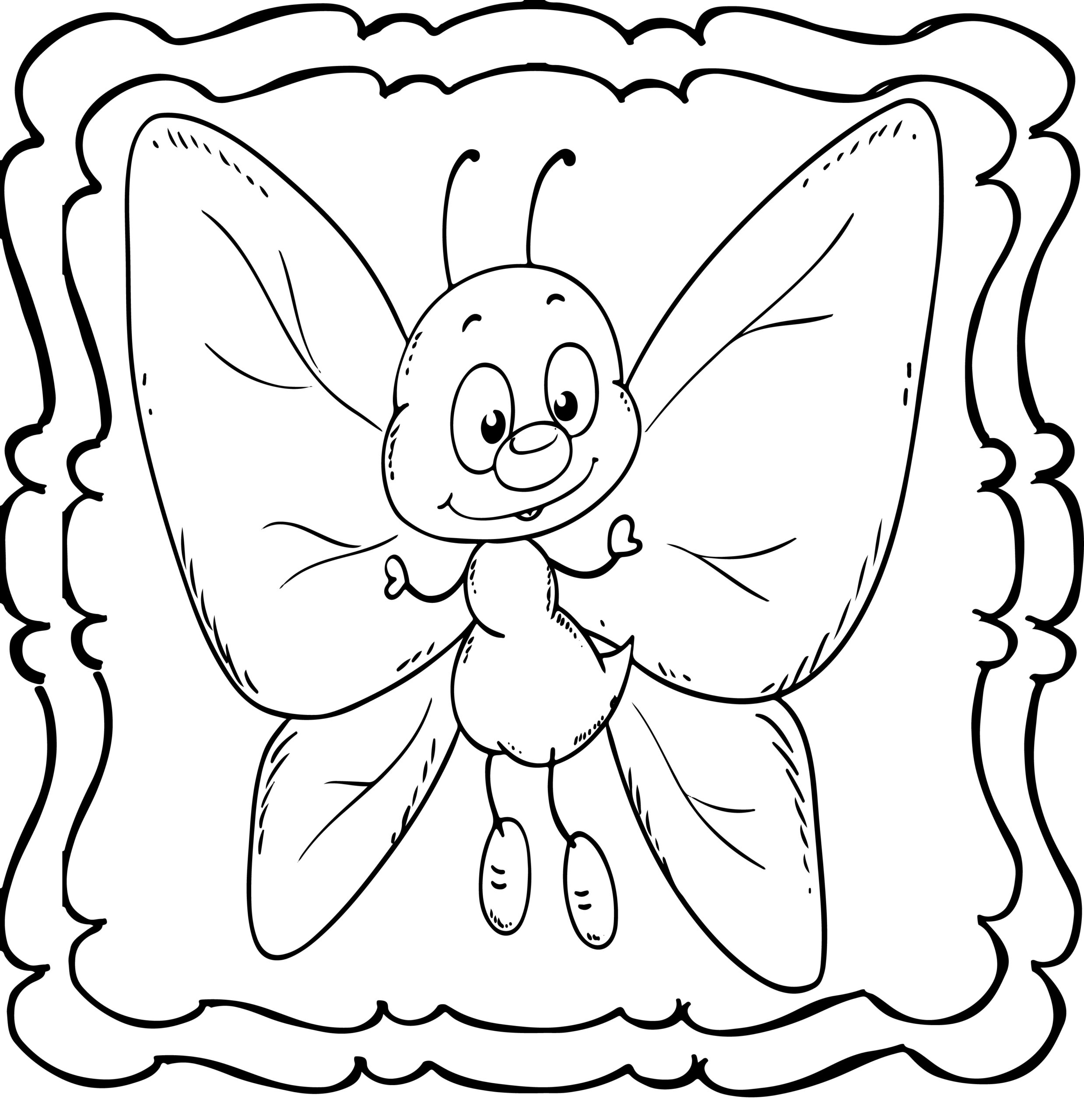 Butterfly Coloring Book : Easy and Fun Butterflies Coloring Book for ...